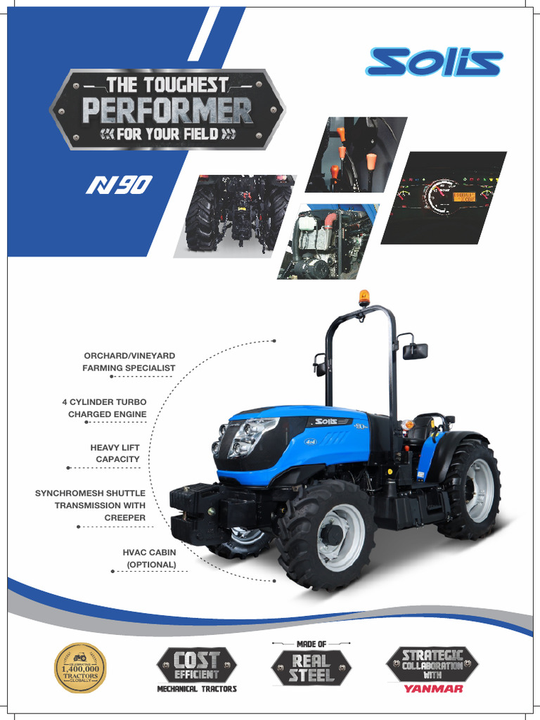 Solis N90 | PDF | Manual Transmission | Four Wheel Drive