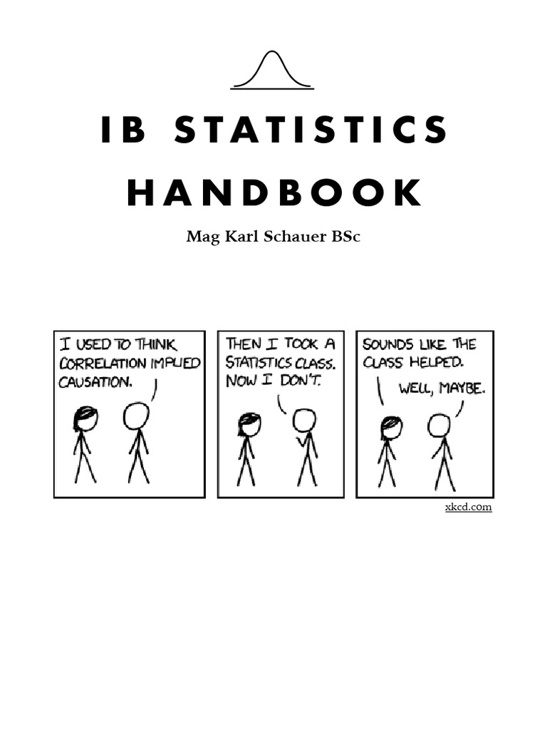 IB Statistics Handbook | PDF | P Value | Student's T Test