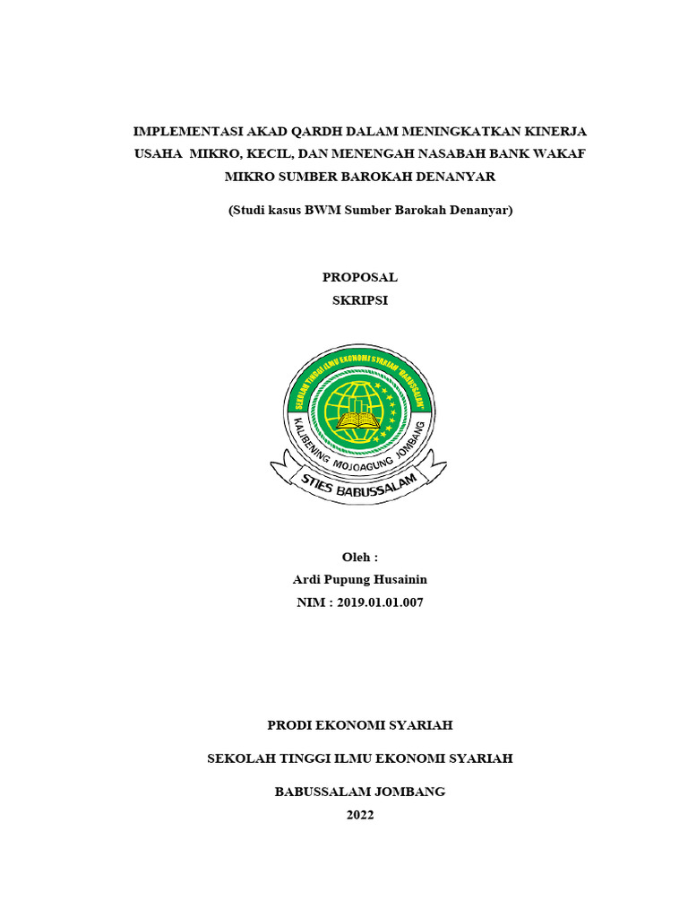 Tabel Pinjaman BMT Al Falah | PDF