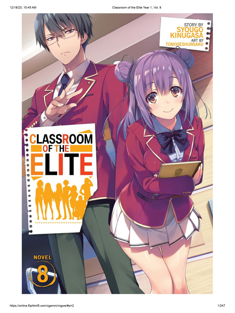 Classroom of The Elite Year 1, Vol. 8 | PDF