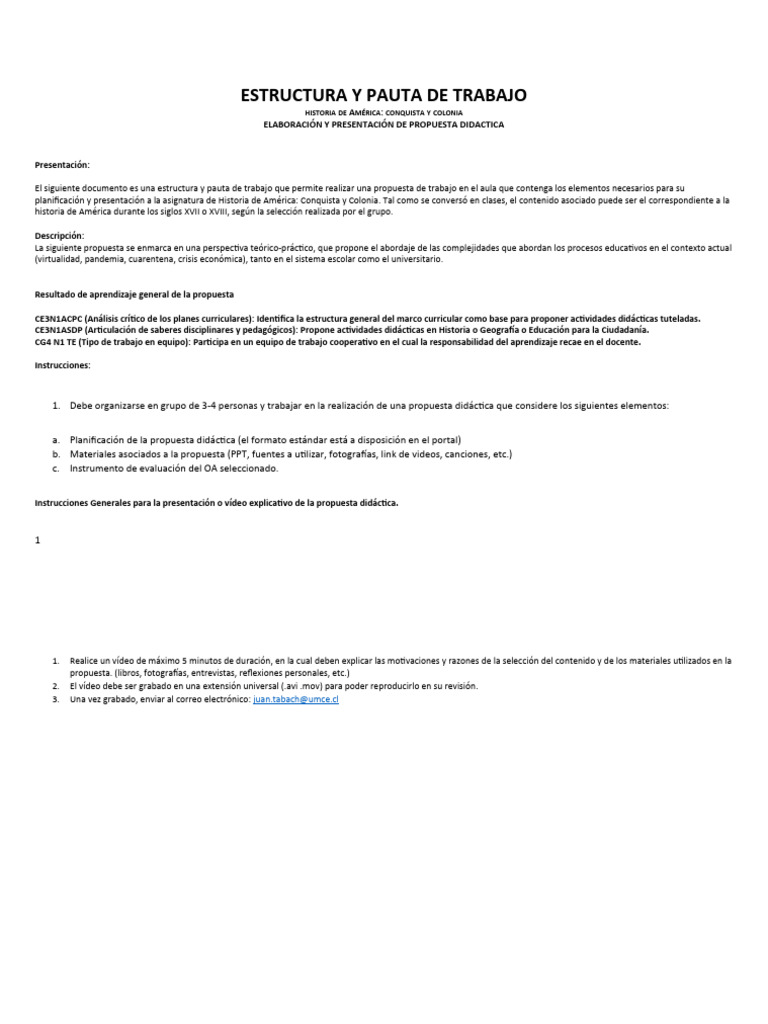 Estructura de Propuesta Didactica | PDF | Arte