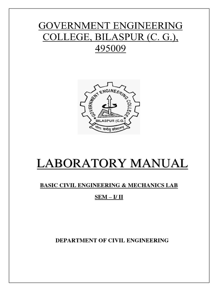 Manual Of Bcem Lab Updated Download Free Pdf Concrete Brick