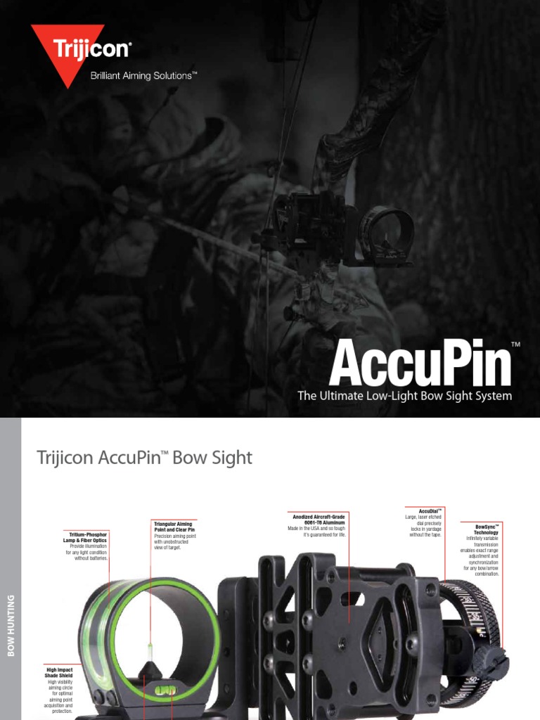 Trijicon AccuPin Brochure 2011 | PDF | Telescopic Sight | Equipment