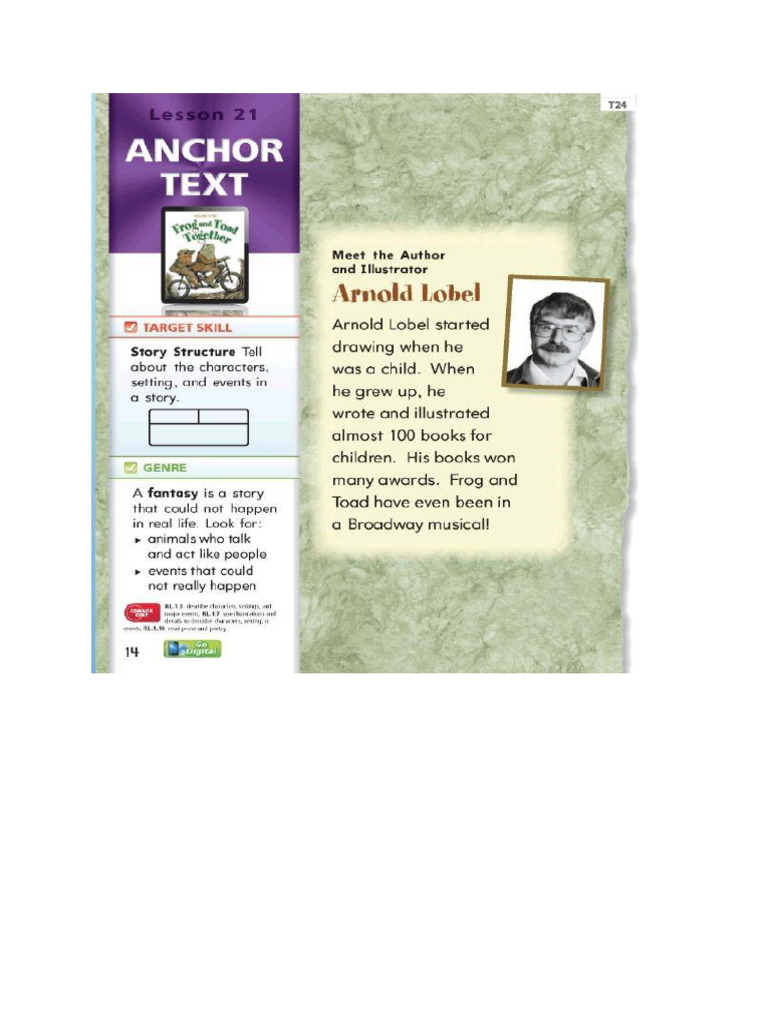 Frog and Toad Text | PDF