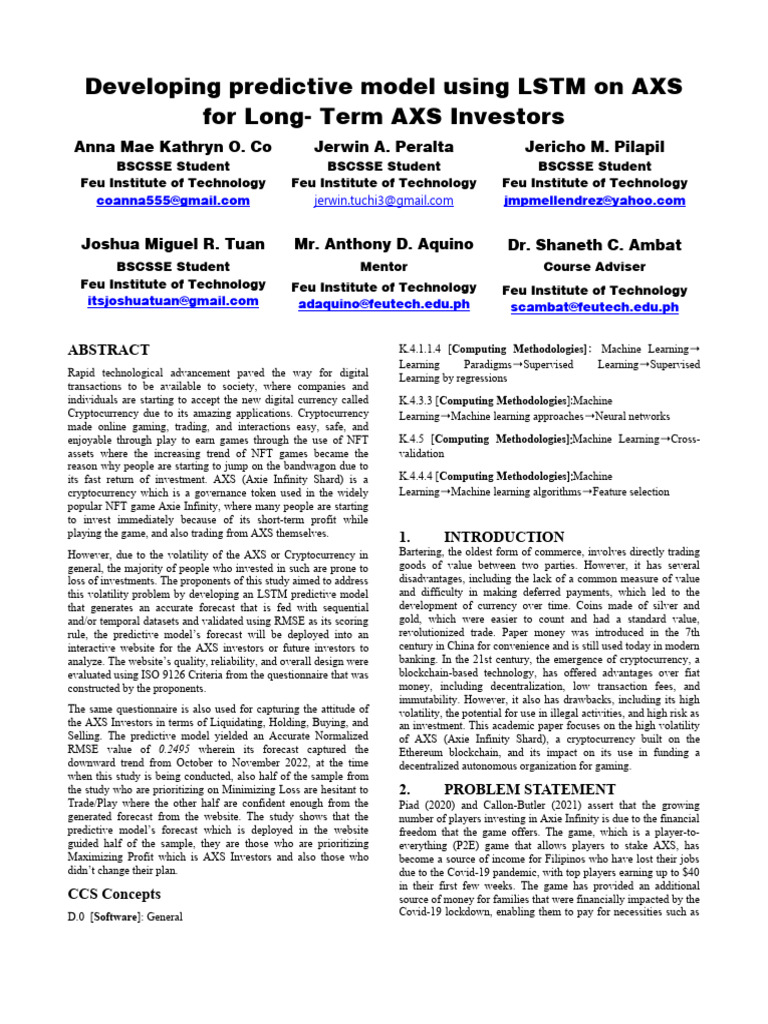 ACM Research Paper - Tonyong-Bayawak-04-03-2023 REVISED | PDF ...