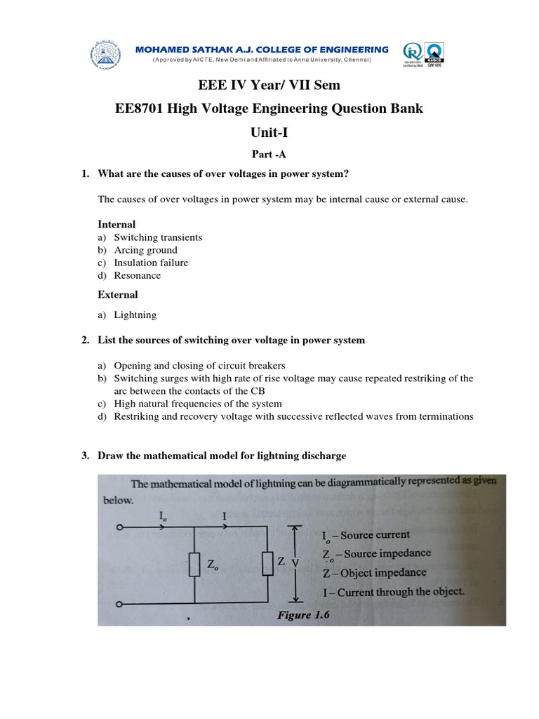 Ee8701 QB | PDF | Electrical Breakdown | Transformer