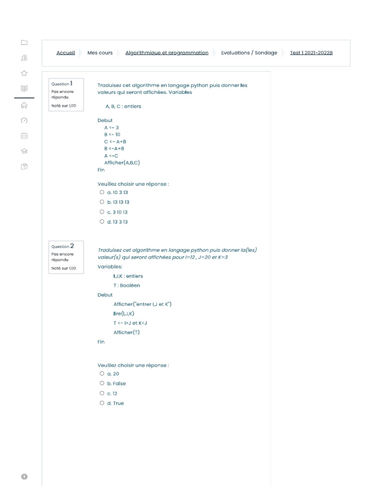 Test Algo | PDF