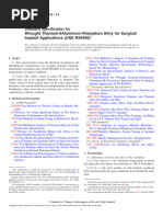 Astm F2063-18 | PDF | Spectroscopy | Alloy