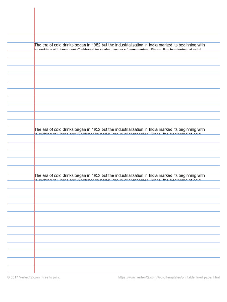 Printable Lined Paper College Ruled Pdf