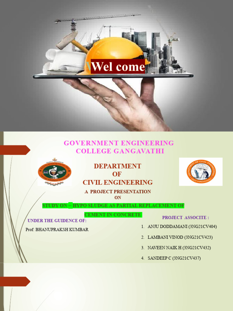 Hypo Sludge as Cement Replacement in Concrete | PDF | Concrete ...