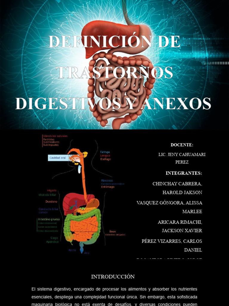 Trastornos Digestivos: Definición y Tipos | PDF | La enfermedad por ...