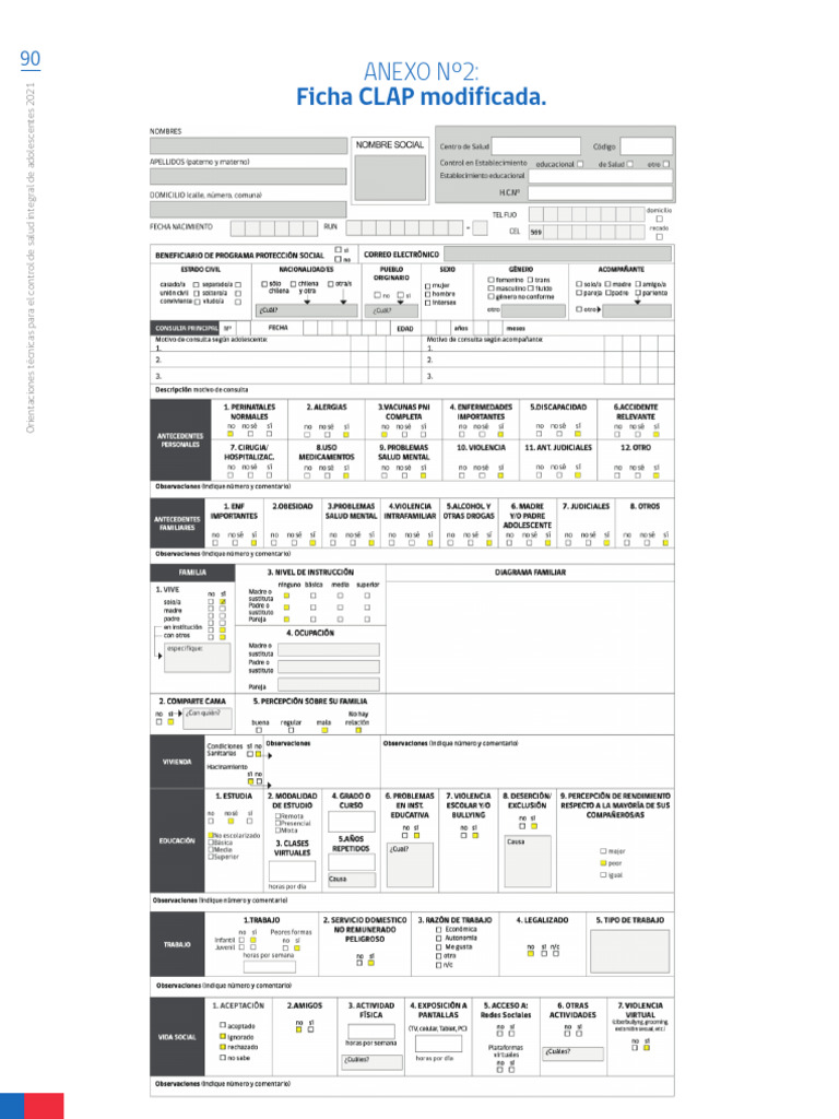 Ficha Clap | PDF | Relaciones personales, crianza y desarrollo personal