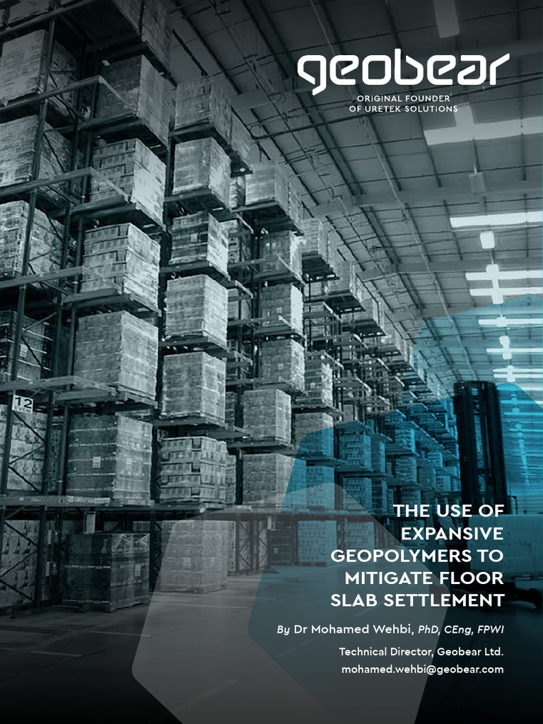 Geopolymer Injection for Slab Settlement | PDF | Strength Of Materials ...