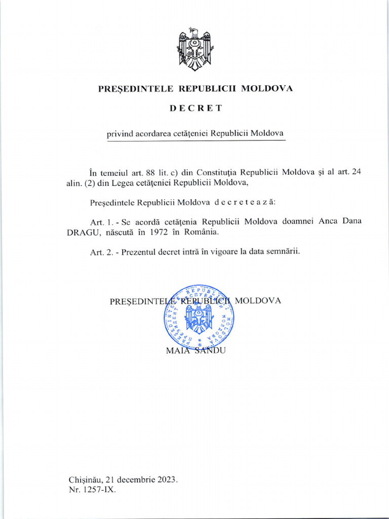 Decret: Republicii | PDF