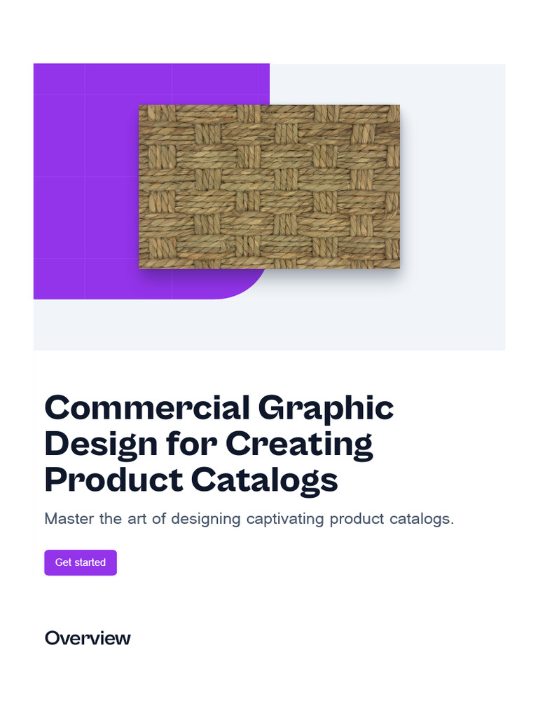 Commercial Graphic Design For Creating Product Catalogs | PDF ...