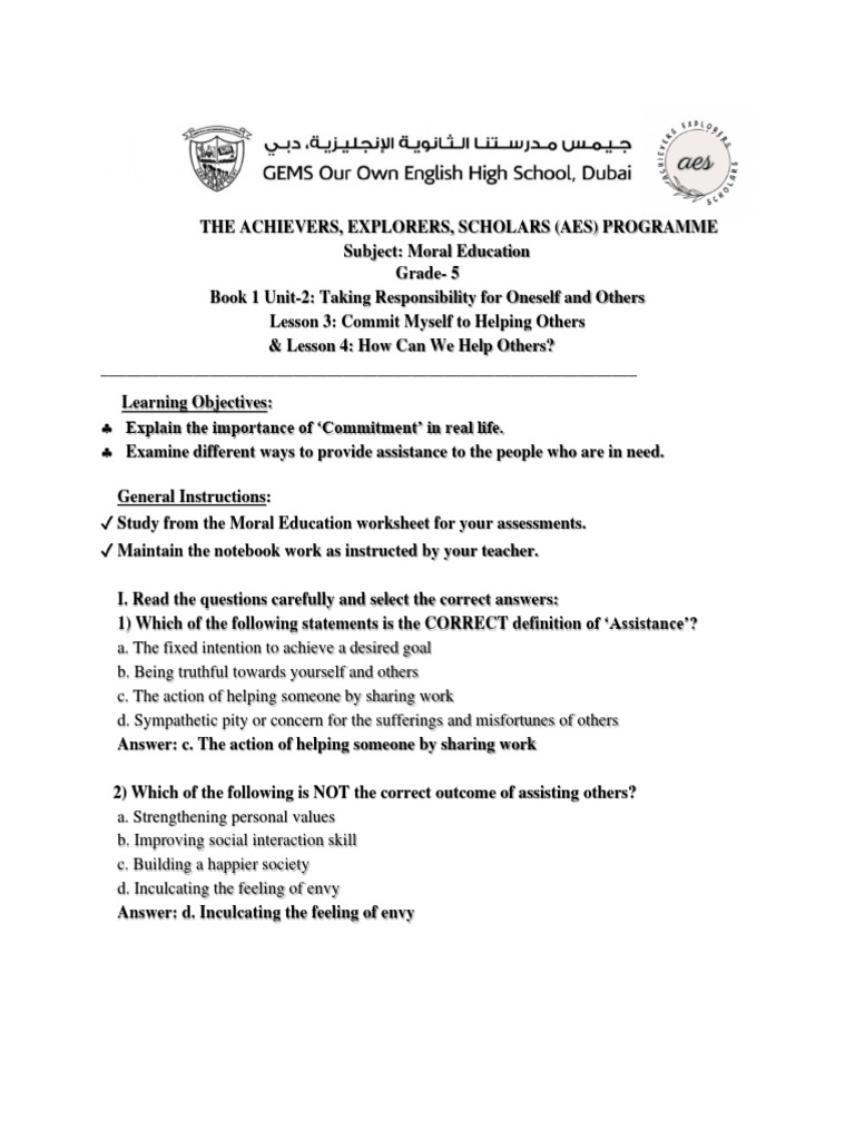 Grade 5 ME Book 1 Unit 2 Lesson 3 and 4 | PDF | Sustainability