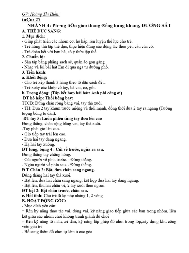 5t Ga TUÂN 27.giao Thông Đương Săt, ĐG Không | PDF