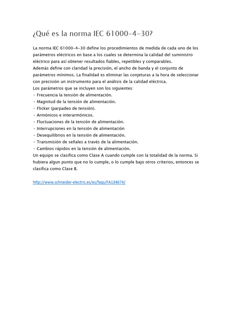 Qué Es La Norma IEC 61000? | Descargar gratis PDF | voltaje | Frecuencia