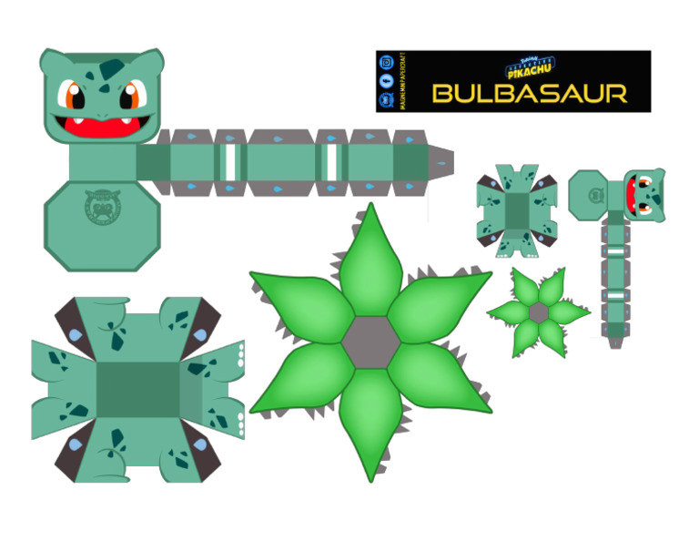Bulbasaur by Imagine Minipapercraft | PDF