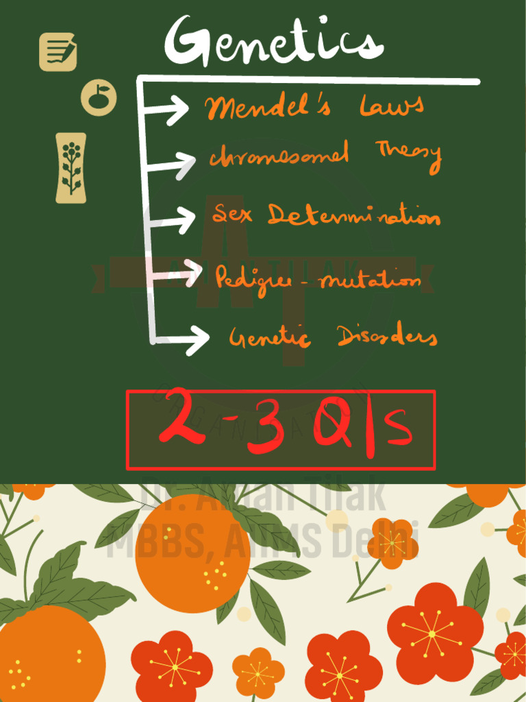 Principles of Inheritance and Variations | PDF | Dominance (Genetics) | Evolutionary Biology