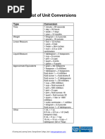 Liquid Dilution Ratios Chart | PDF