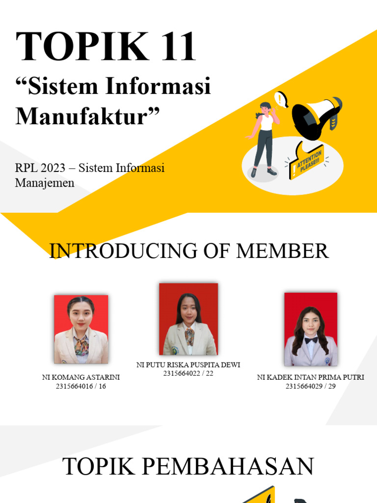 Ruang Lingkup Sistem Informasi Manufaktur | PDF | Bisnis