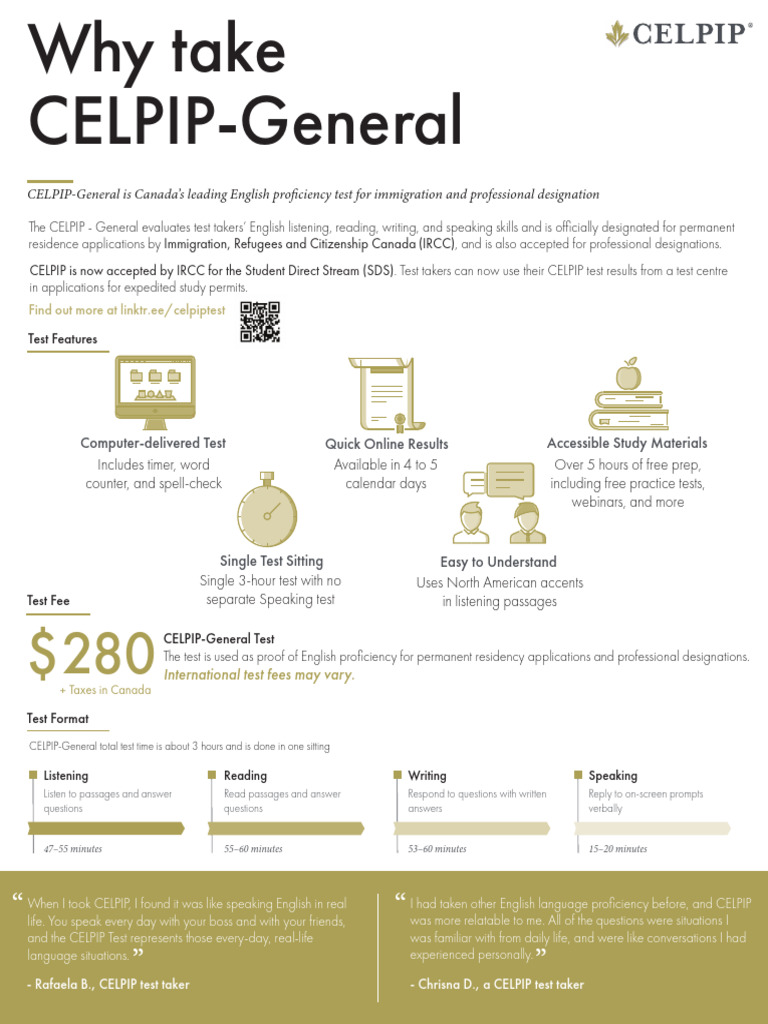 CELPIP Global Test Taker 2023 Score Update | PDF