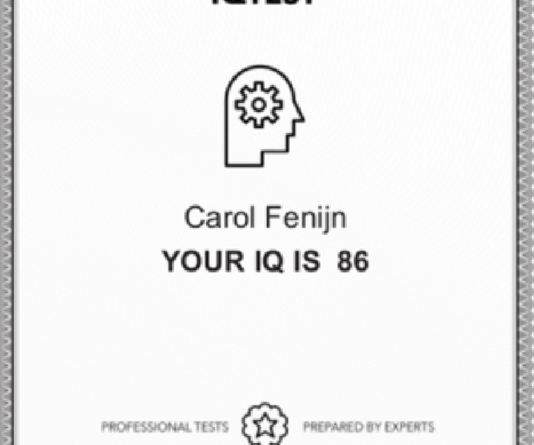 Iq Certificate Pdf