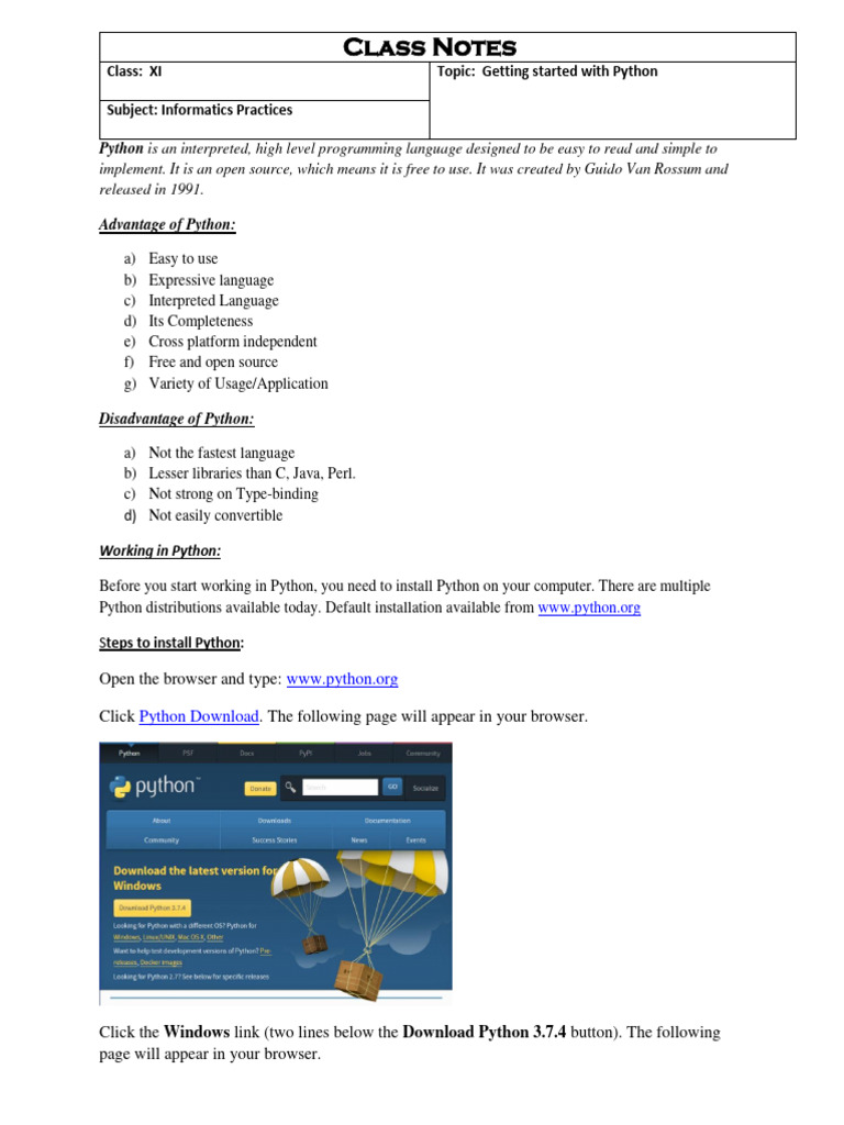 Xi Ip | PDF | Python (Programming Language) | Installation (Computer Programs)