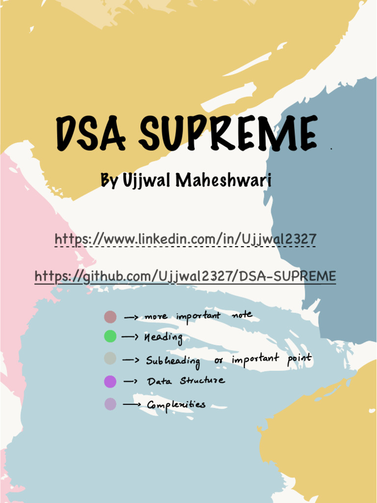 Dsa Supreme Notes | PDF