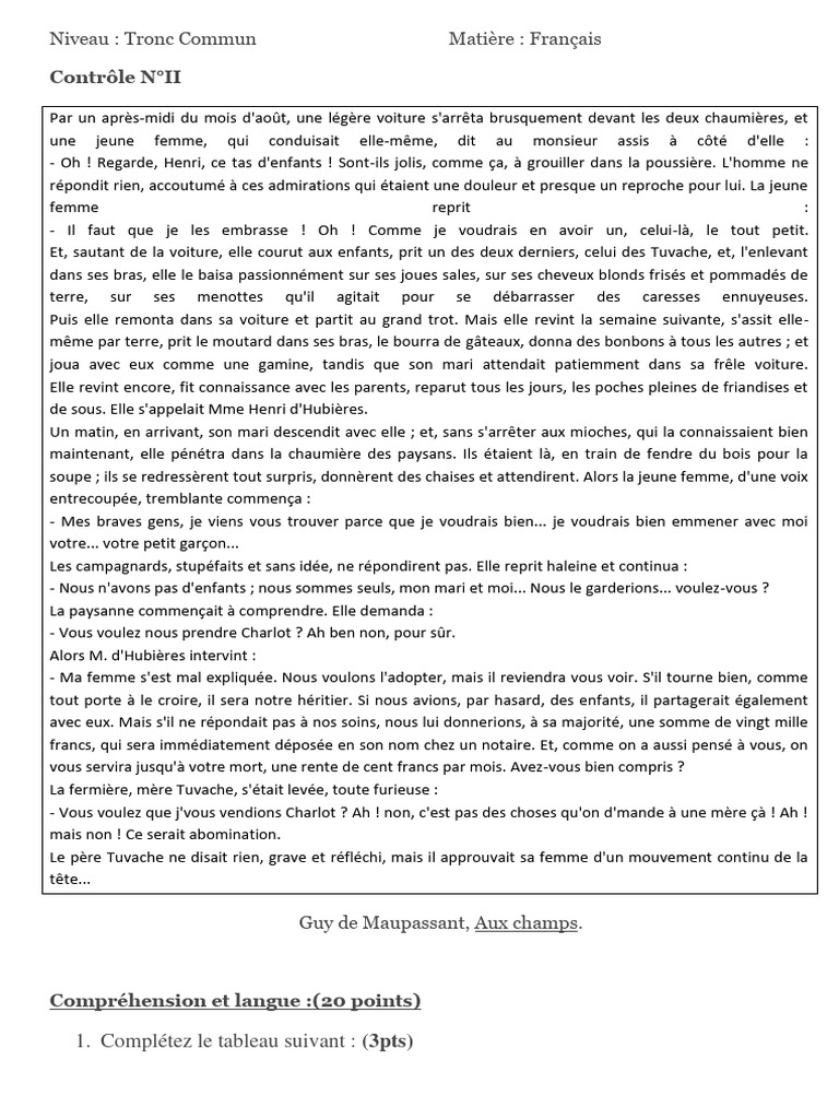 Adoption de Charlot : dilemme moral | PDF | Linguistique