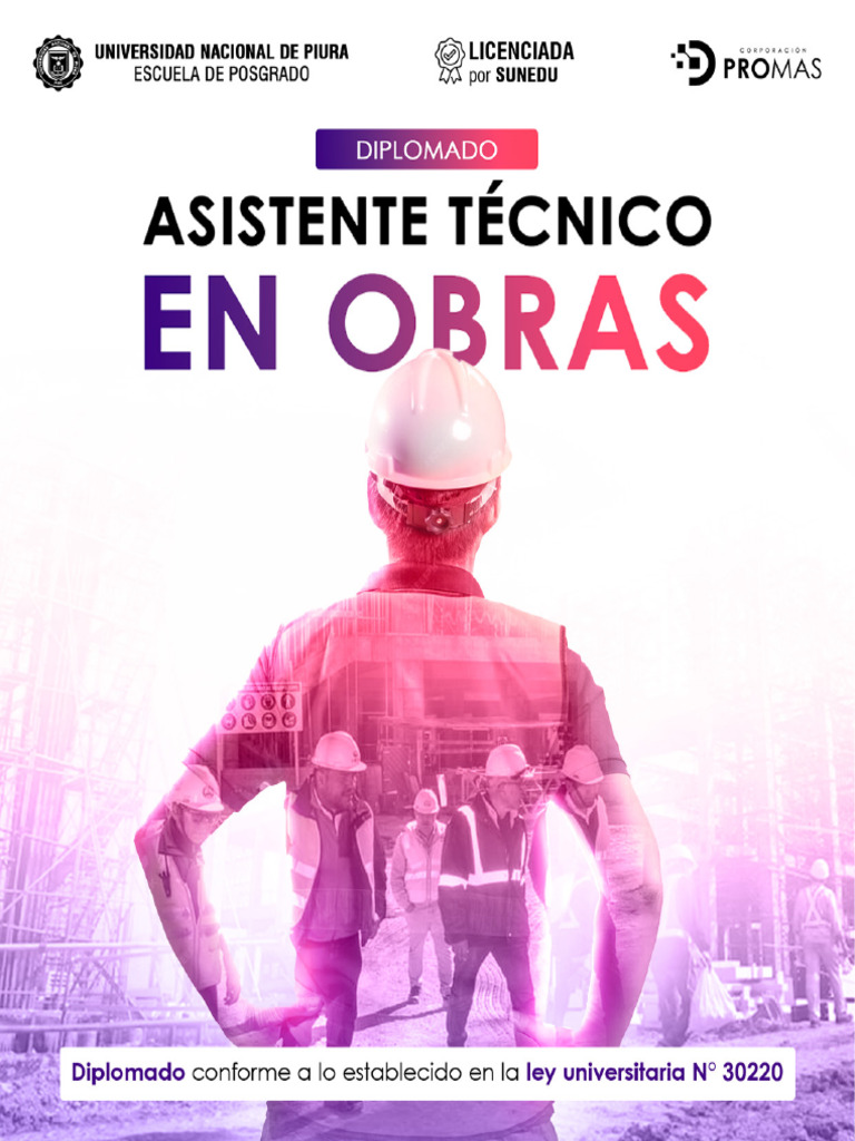 Brochure Asistente Técnico en Obras | PDF