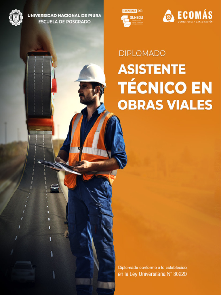 Brochure Asistente Tecnico Viales | PDF | Videotelefonía | Infraestructura