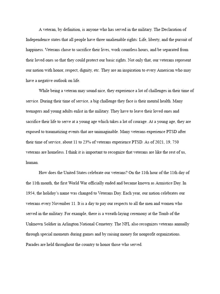 Voice of Democracy - Keane Bayani | PDF | Veteran