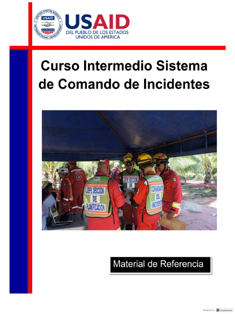 TUM Curso Intermedio Sistema de Comando de Incidentes USAID | PDF