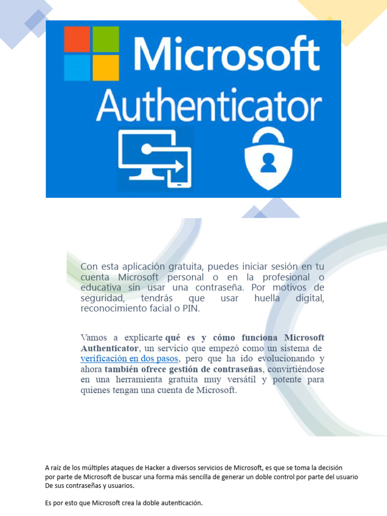 Microsoft Authenticator | PDF