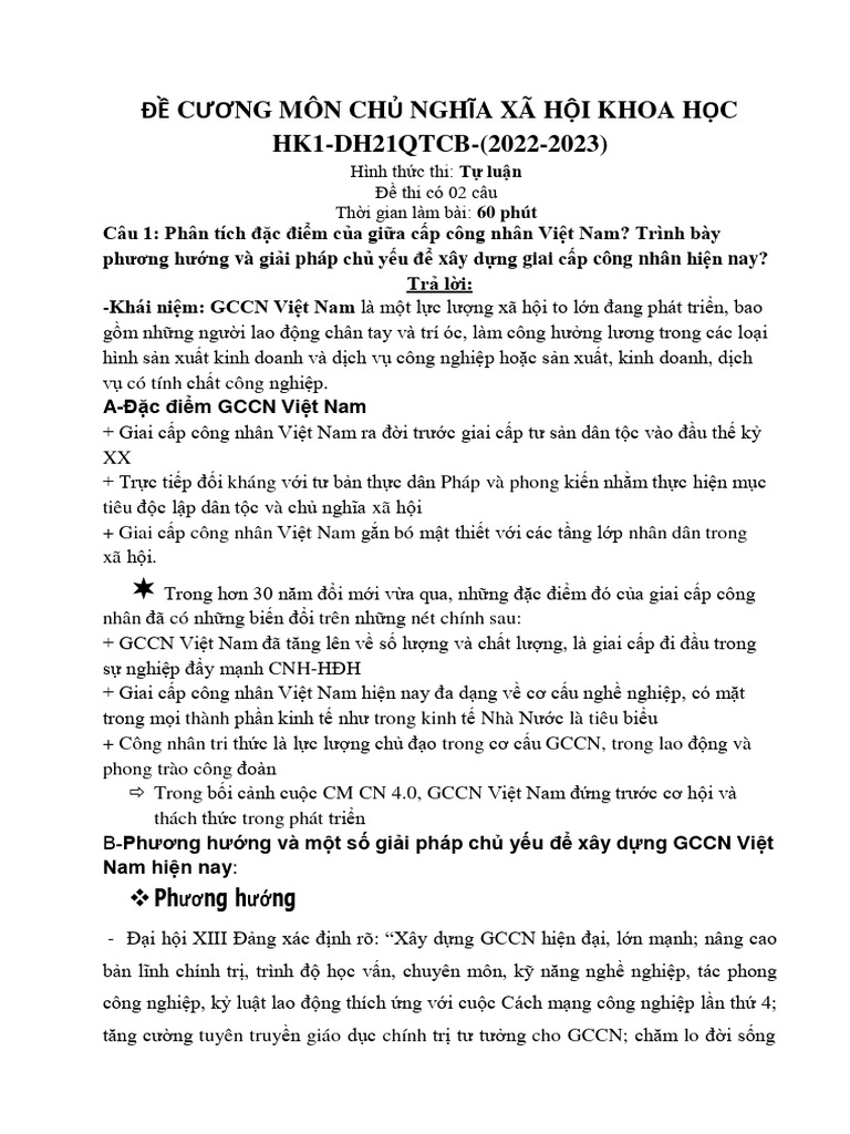 hoàn chỉnh QTCB cnxhkh | PDF