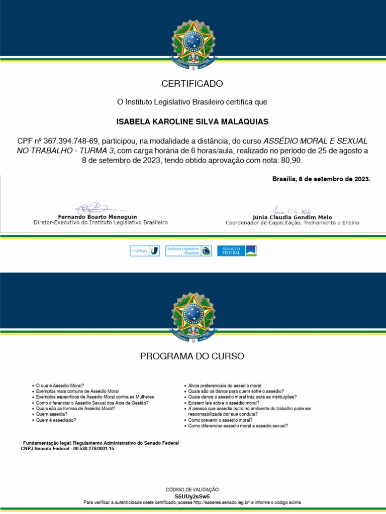 CERTIFICADO - | PDF