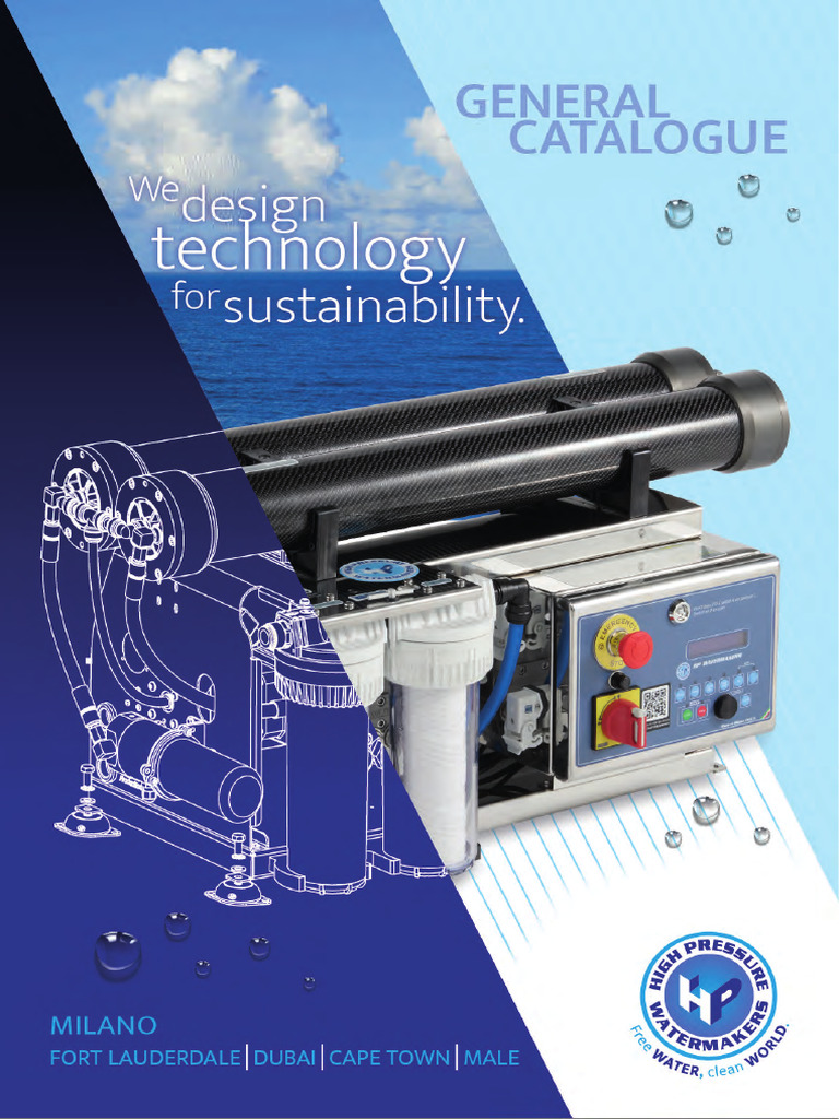 2023 HP Watermakers Catalogue EN LIGHT | PDF | Water | Pump