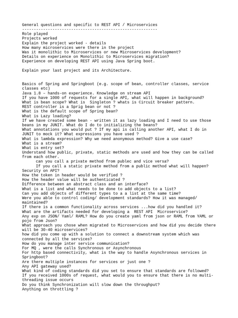 Java Springboot Question Pdf Class Computer Programming Spring Framework