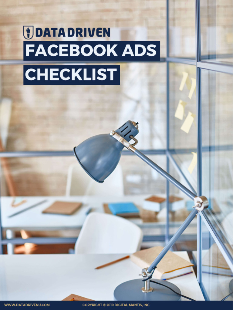 Data Driven Facebook Ads Checklist | PDF