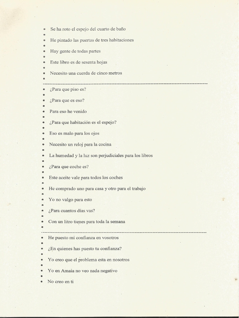 Frases Para Traducir 4 | PDF