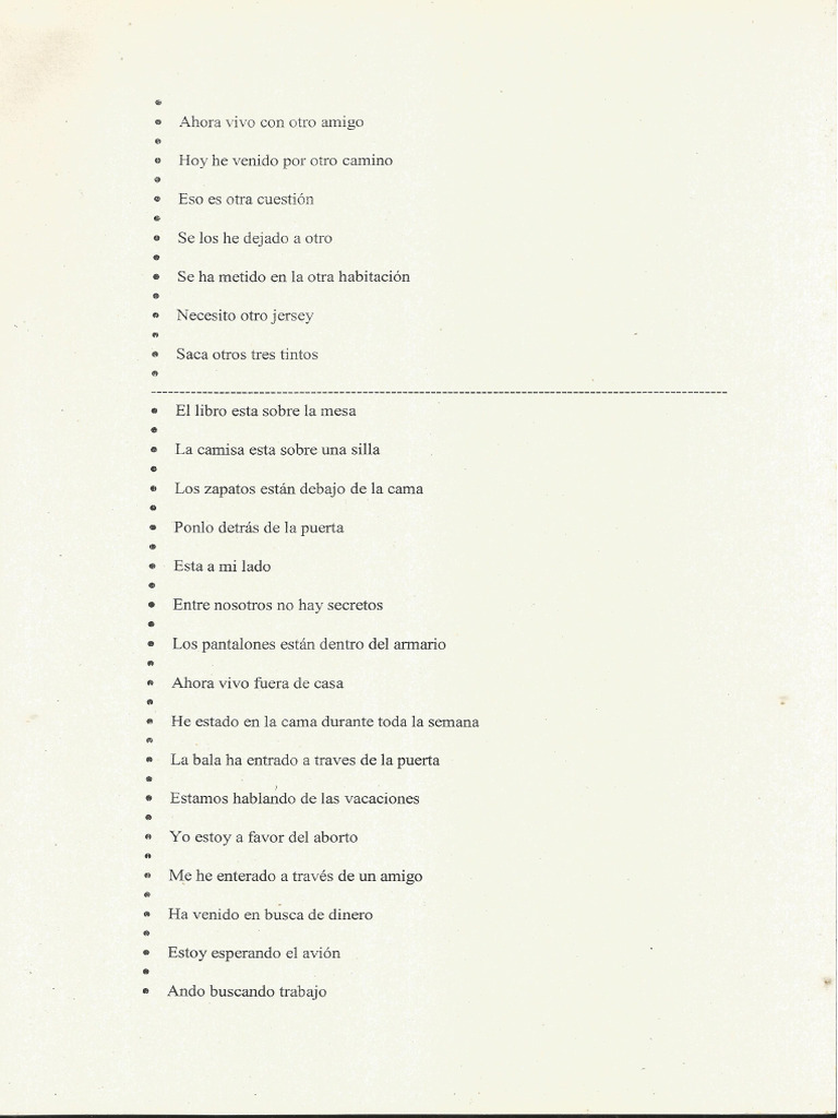 Frases para Traducir 8 | PDF