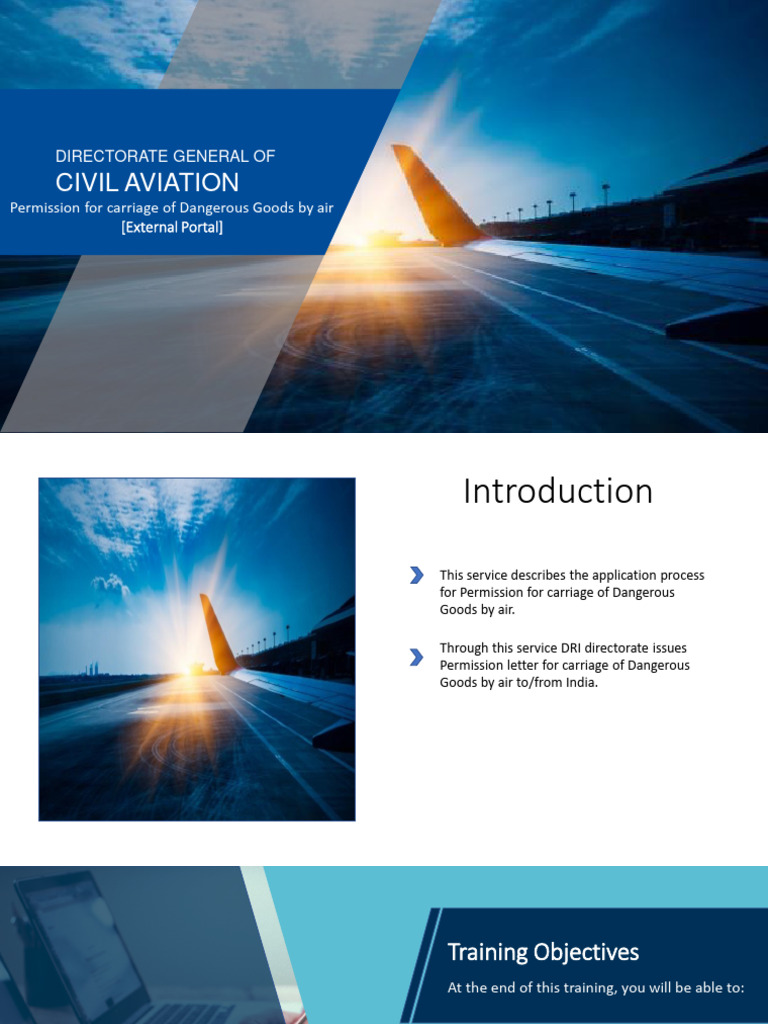 DGCA Dangerous Goods Carriage Process | PDF | User (Computing ...