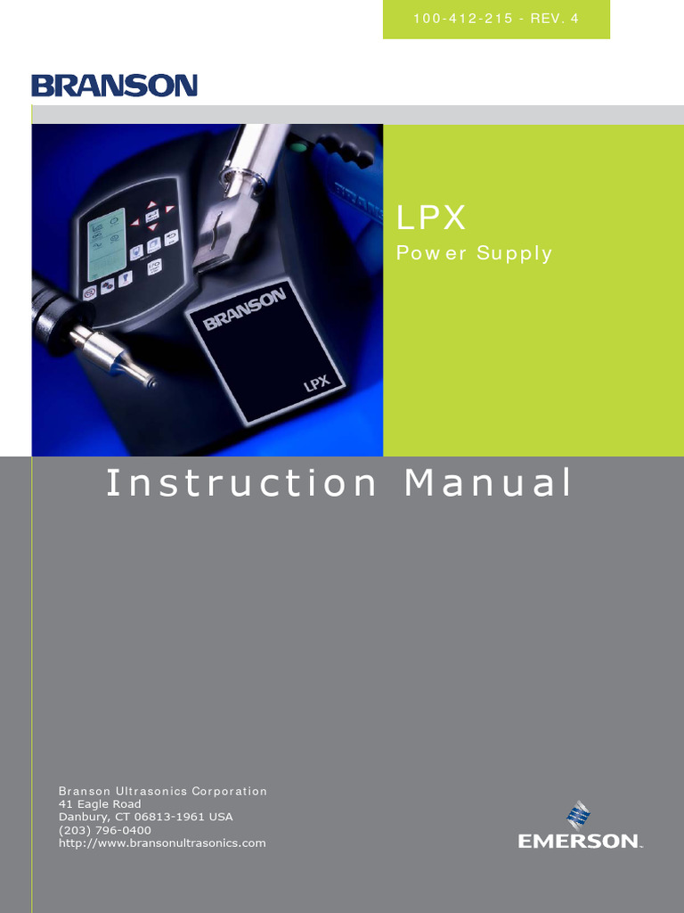 100-412-215 LPX Power Supply Manual Rev. 04 | PDF | Power Supply