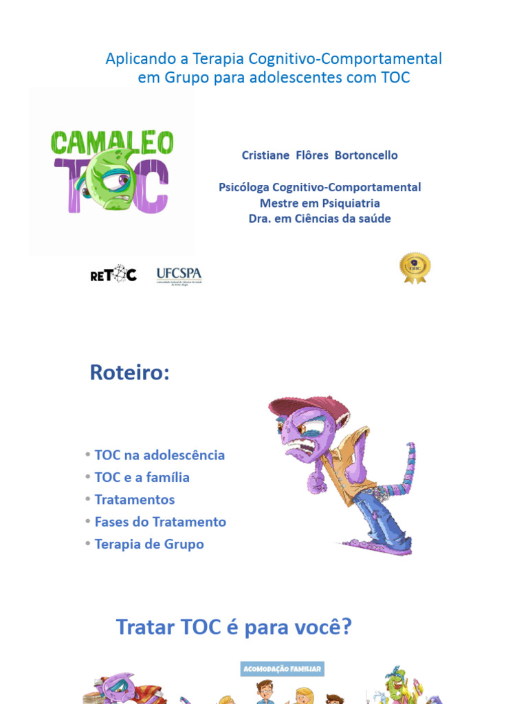 Aplicando A TCCG para Adolescentes Com Toc FBTC | PDF | Transtorno ...