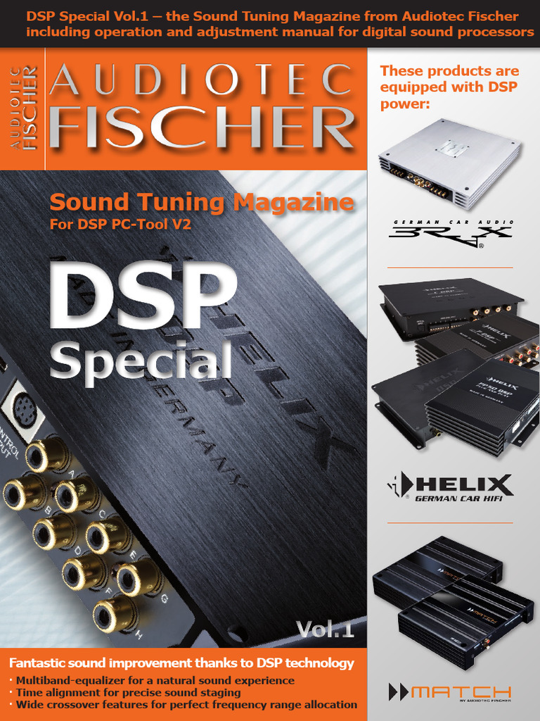 ATF Sound Tuning Magazine-DSP Special Vol1 Englisch Web | PDF | Equalization (Audio) | Usb