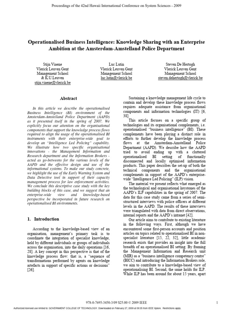 Operationalised Business I | PDF | Information | Data Warehouse