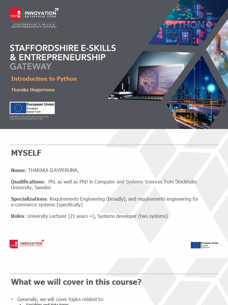 Introduction To Python | PDF | Computer Programming | Python (Programming Language)