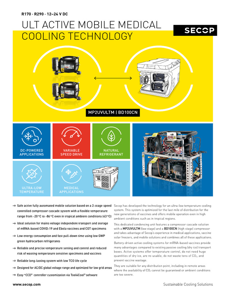 Ult Medical Cooling Condensing Unit 09-2022 Desn800a102 | PDF ...